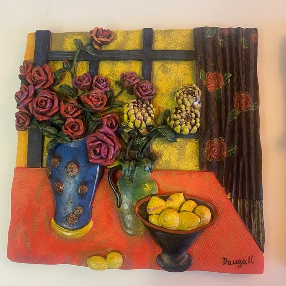 Accents | Jae Dougall Floral Decorative Tiles | Poshmark